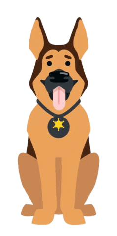 K-9 Dog Sticker by Orange County Sheriff's Dept for iOS & Android | GIPHY
