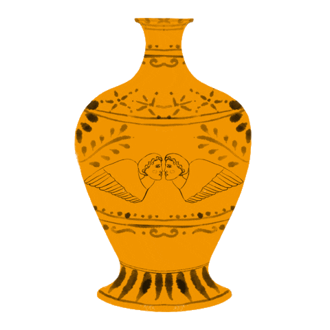 Greek Vase Greece Sticker by Luisa Eloisa for iOS & Android | GIPHY
