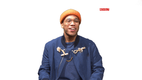 Anderson Paak Smile Sticker by REVOLT TV for iOS & Android | GIPHY