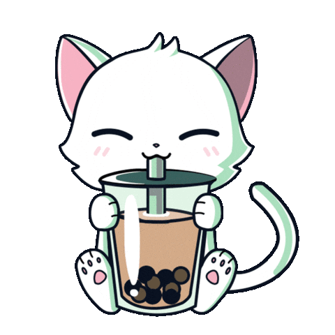 Happy Cat Sticker by TeeTurtle for iOS & Android | GIPHY