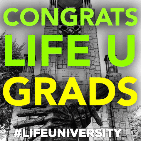 Life U Graduation GIF by Life University - Find & Share on GIPHY