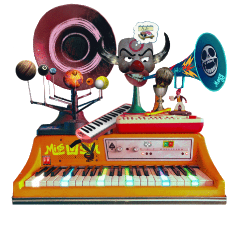 Song Machine Sticker by Gorillaz for iOS & Android | GIPHY