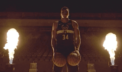 Fiserv Forum Basketball GIF by Milwaukee Bucks - Find & Share on GIPHY