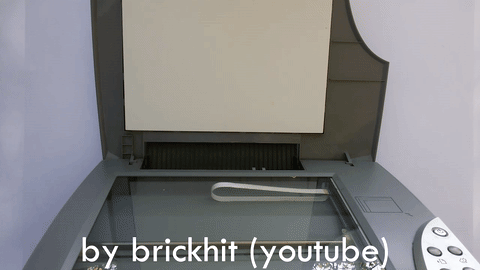 Printer Smashed By Brick : gifs