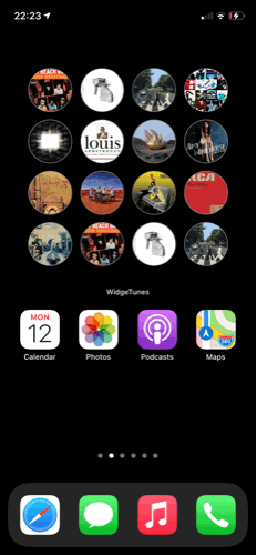 Add custom music widgets to Home Screen with WidgeTunes. : r/iOSWidgets