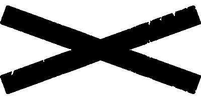 X Cross Out Sticker by Sibuya Urban Sushi Bar for iOS & Android | GIPHY