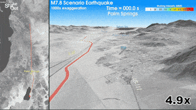 Simulation Shaking GIF by Southern California Earthquake Center - Find ...