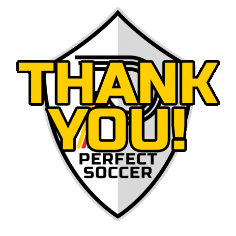 Thanks Thank You Sticker by Perfect Soccer for iOS & Android | GIPHY