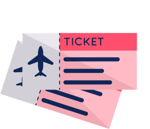Ticket Viajandocomafe Sticker by To Travel for iOS & Android | GIPHY