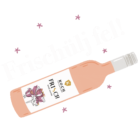 Rose Wine Sticker by Koch Borászat for iOS & Android | GIPHY