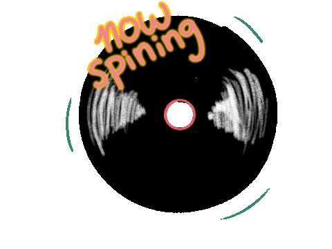 Now Playing Record Player Sticker for iOS & Android | GIPHY