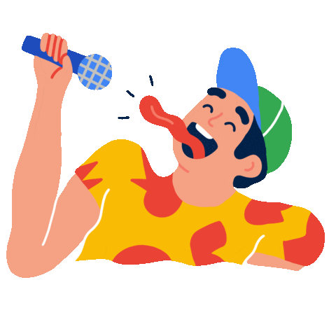 Song Singing Sticker by Google Thailand for iOS & Android | GIPHY