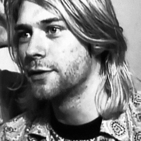 Kurt Cobain Smiling Gif