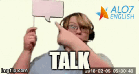 Talk Talking GIF by ALO7.com - Find & Share on GIPHY
