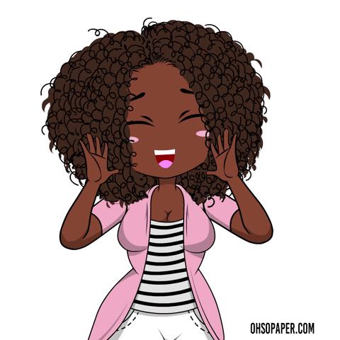 Happy African American GIF by Oh So Paper - Find & Share on GIPHY