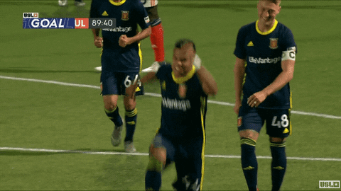 Soccer Jumping GIF by USL - Find & Share on GIPHY