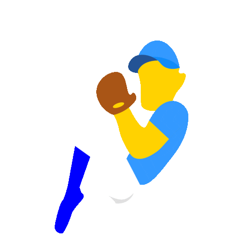 Pitching Batter Up Sticker by TickPick for iOS & Android | GIPHY