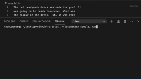 GitHub - nareshribabu/Flesch-Index: This program calculates the Flesch ...