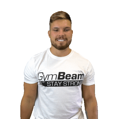 Fitness Bodybuilding Sticker by GymBeam for iOS & Android | GIPHY