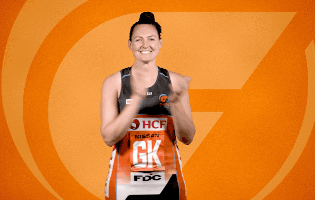Giants Netball Clap GIF by GIANTS - Find & Share on GIPHY
