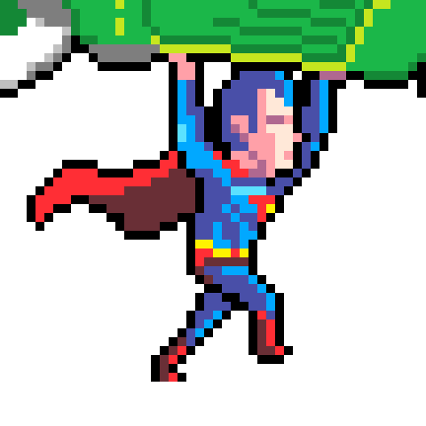 Pixel Action Sticker for iOS & Android | GIPHY
