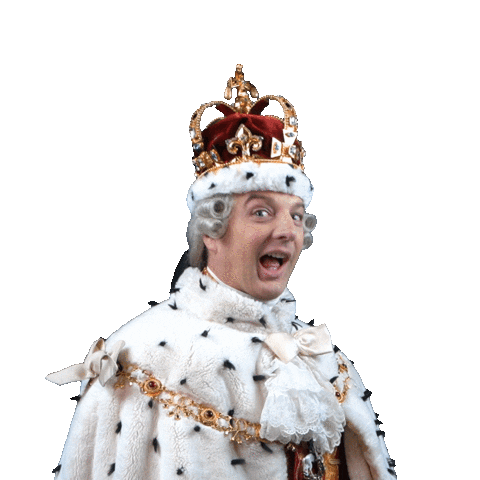 King George Yes Sticker by Hamilton: An American Musical for iOS ...