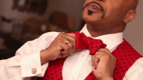 Bow Tie Reaction GIF by Robert E Blackmon - Find & Share on GIPHY