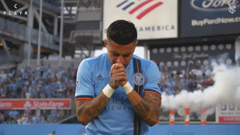 Praying Major League Soccer GIF by NYCFC - Find & Share on GIPHY