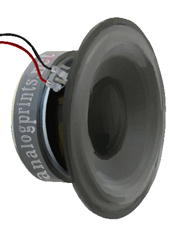 Boom Sound Sticker by Analog Prints for iOS & Android | GIPHY