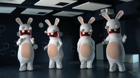 Lapins Cretins GIF by Futuroscope - Find & Share on GIPHY