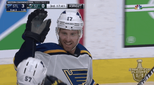 High Five Ice Hockey GIF by NHL - Find & Share on GIPHY