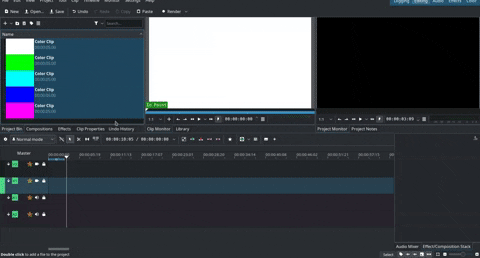 Is there a way to apply a transition to multiple clips all at once? : r ...
