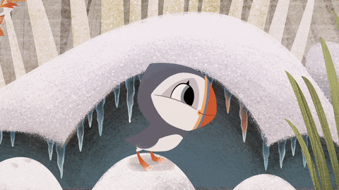 #Puffinrock #Puffin #Rock #Oona #Chilly #Raindrops GIF by Puffin Rock ...