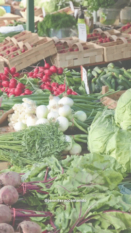 Farmers Market Food GIF by Jennifer Accomando - Find & Share on GIPHY