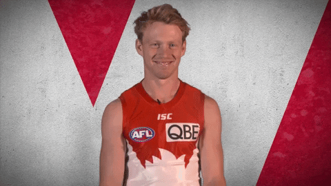 Aussie Rules Sport GIF by Sydney Swans - Find & Share on GIPHY