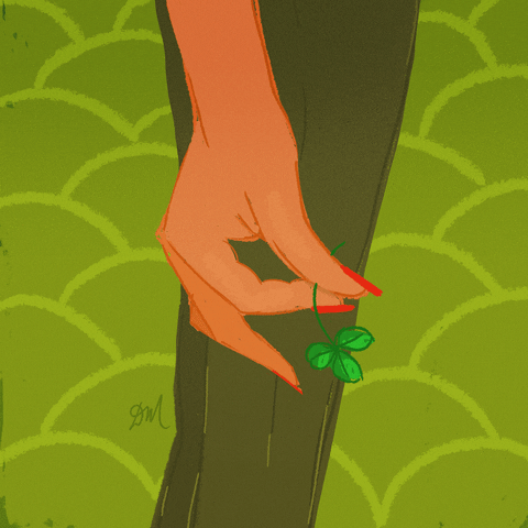 St Patricks Hand GIF by Denyse® - Find & Share on GIPHY
