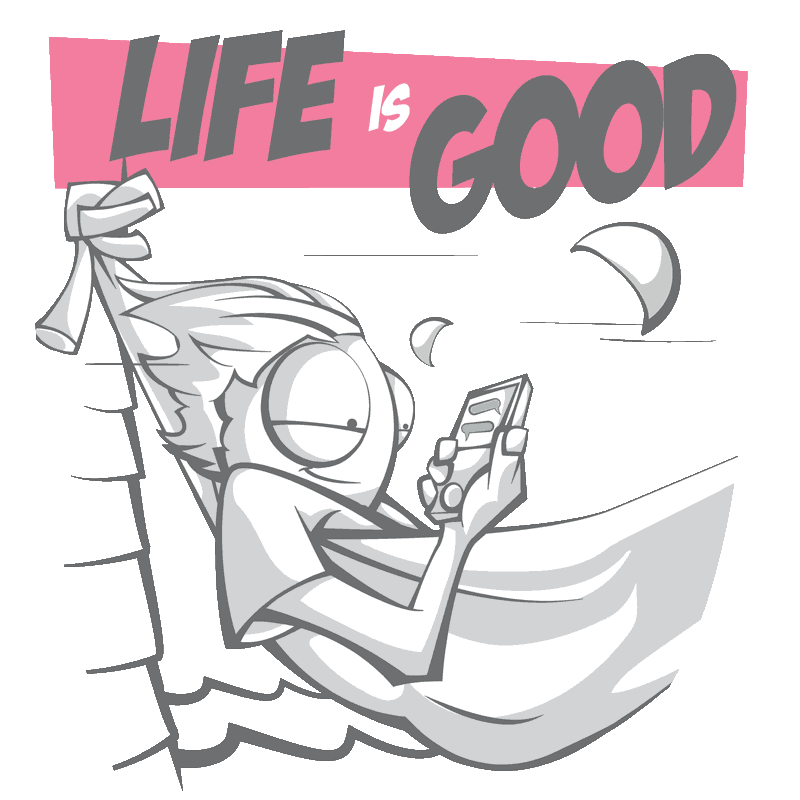 Life Is Good Sticker Sticker for iOS & Android | GIPHY