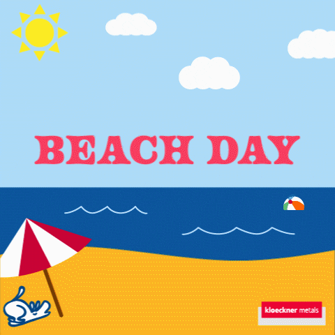 Beach Day GIF by Kloeckner Metals - Find & Share on GIPHY