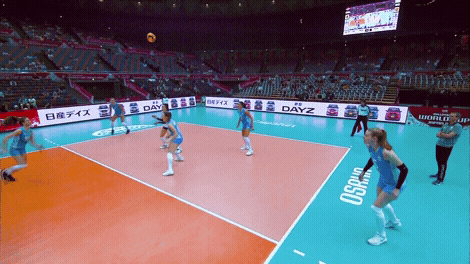 Attack Score GIF by Volleyball World - Find & Share on GIPHY