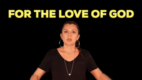 Give Up No GIF by Amanda Cee Media - Find & Share on GIPHY