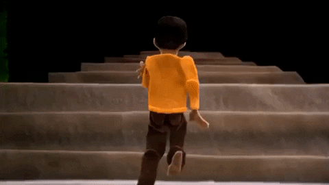 Stairs Running GIF by Wallows - Find & Share on GIPHY