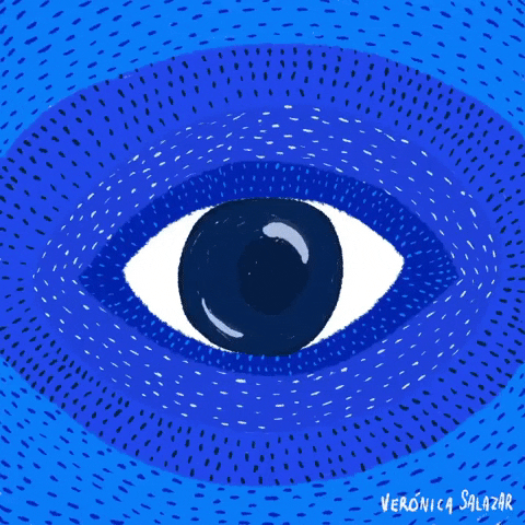 Eye See GIF by Verónica Salazar - Find & Share on GIPHY