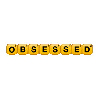 I Am Obsessed Sticker by Words With Friends for iOS & Android | GIPHY
