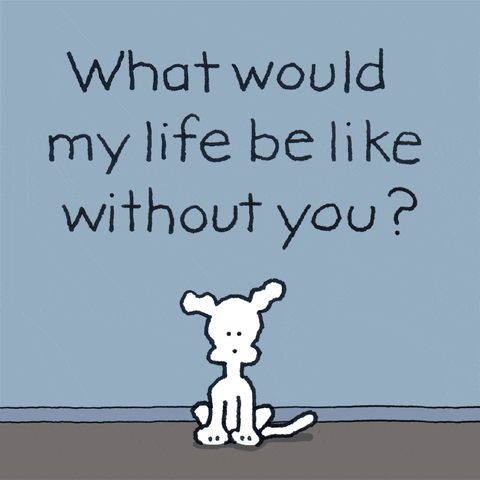 Dont Leave Me I Love You GIF by Chippy the Dog - Find & Share on GIPHY