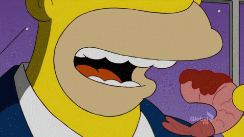 Homer Simpson Eating GIF - Find & Share on GIPHY