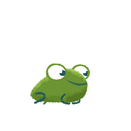 Frog Jumping Sticker by PlayKids for iOS & Android | GIPHY