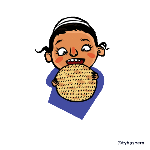 Passover Matzah Sticker by tyhnation for iOS & Android | GIPHY