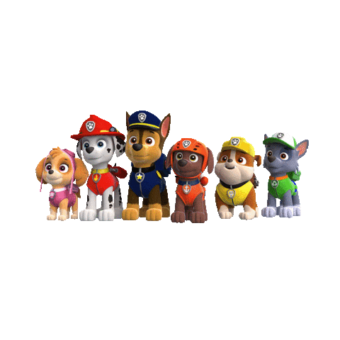 Paw Patrol Dog Sticker by Nick Jr for iOS & Android | GIPHY