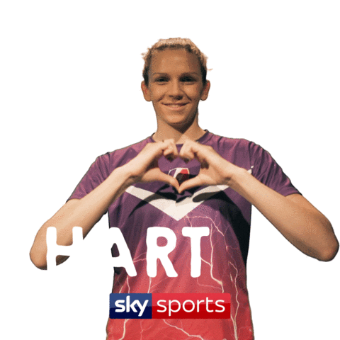 Sky Sports Heart Sticker by Sky Netball for iOS & Android | GIPHY