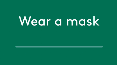 Wear A Mask Rally Together GIF by University of Vermont - Find & Share ...